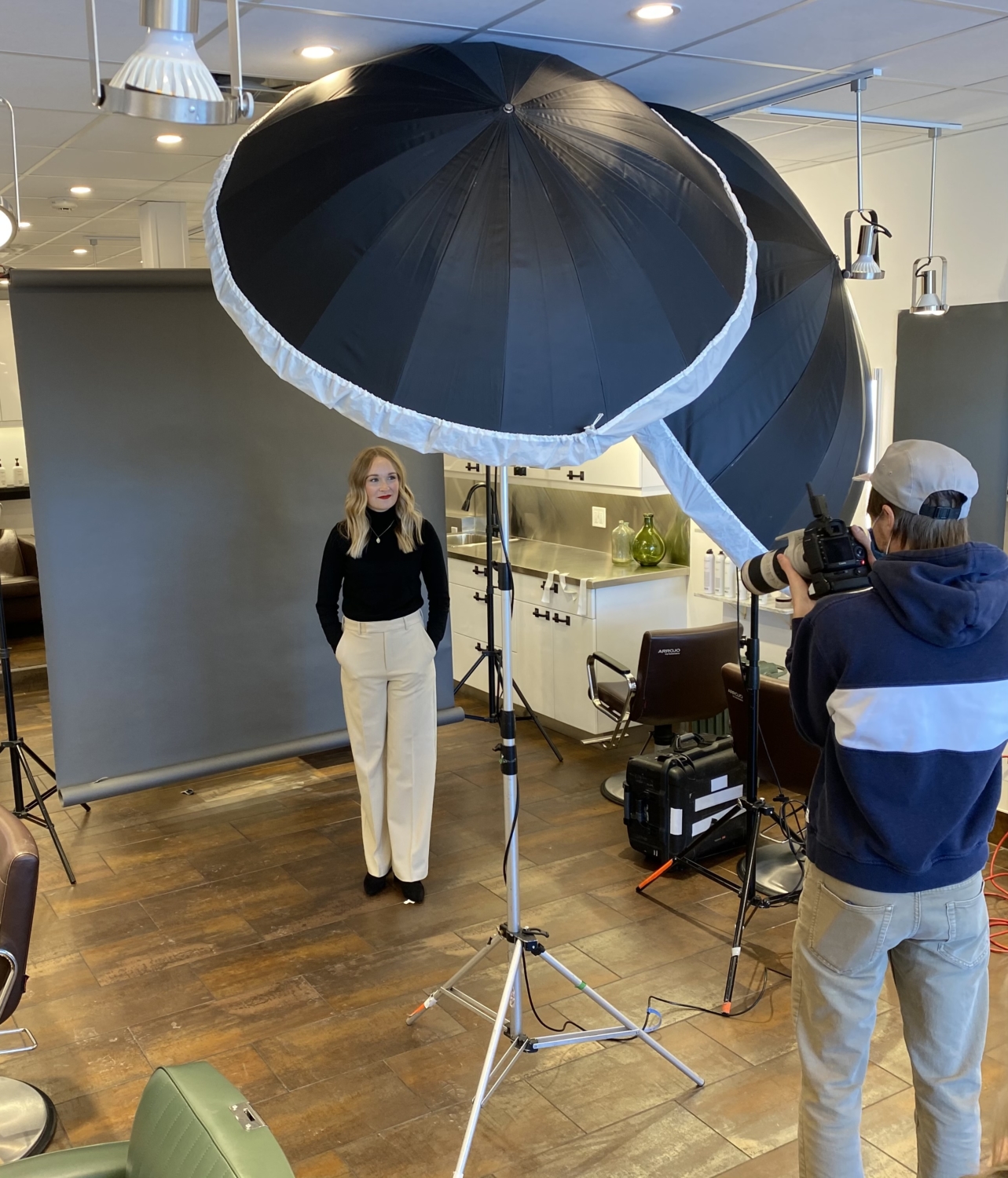 SOHO Hair •• A sneak peek behind the scenes of our photoshoot